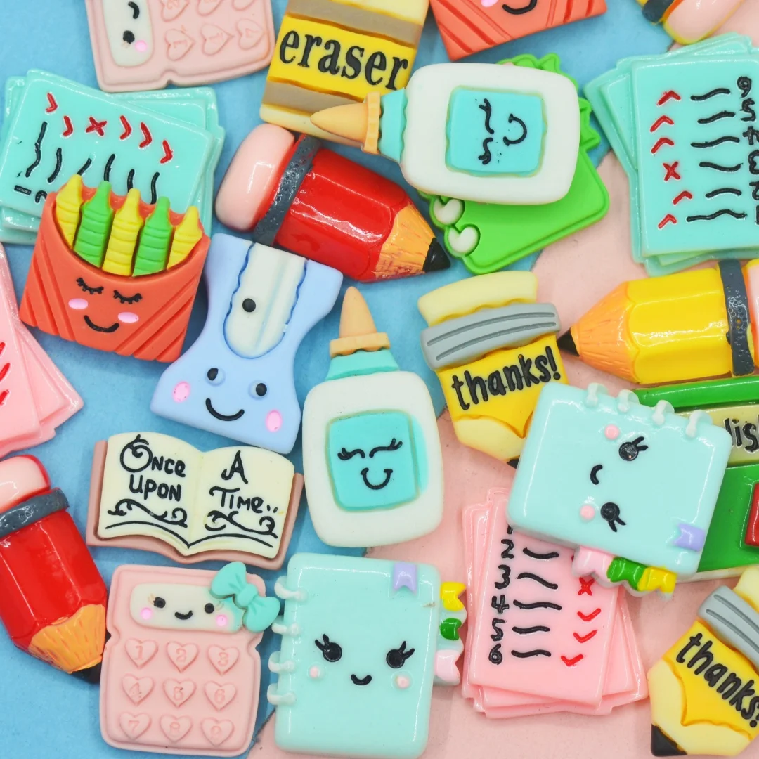 Resin-Back-to-School-Stationary-Decoration-Crafts-Graduation ...