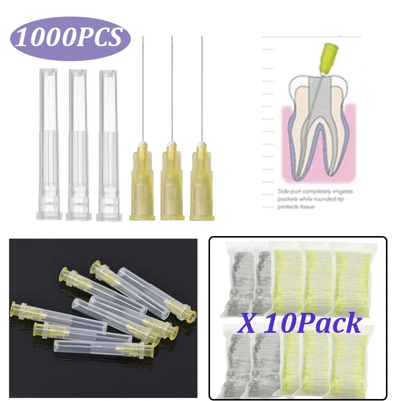 10Pack-Endo-Irrigation-needle-Tip-Dentisit-Endodontic-Irrigation-Probe ...