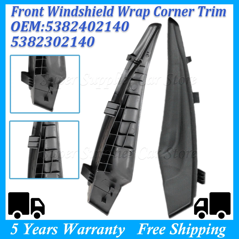 Front-Windshield-Wrap-Corner-Trim-Wiper-Side-Trim-Cover-Lid-For-Toyota ...