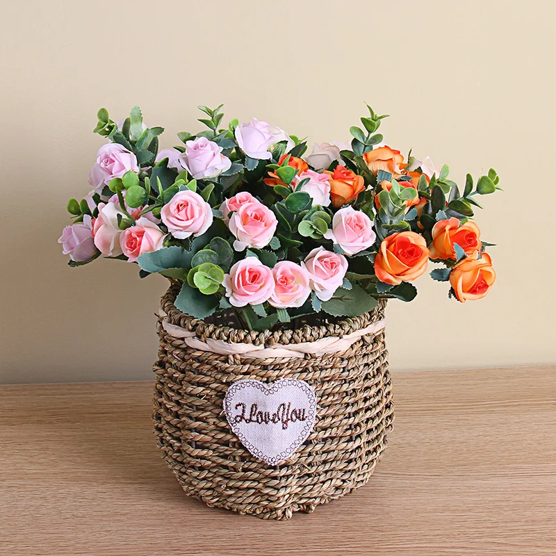 1-2pcs-30cm-10-small-bundles-of-pastoral-roses-simulated-flowers ...