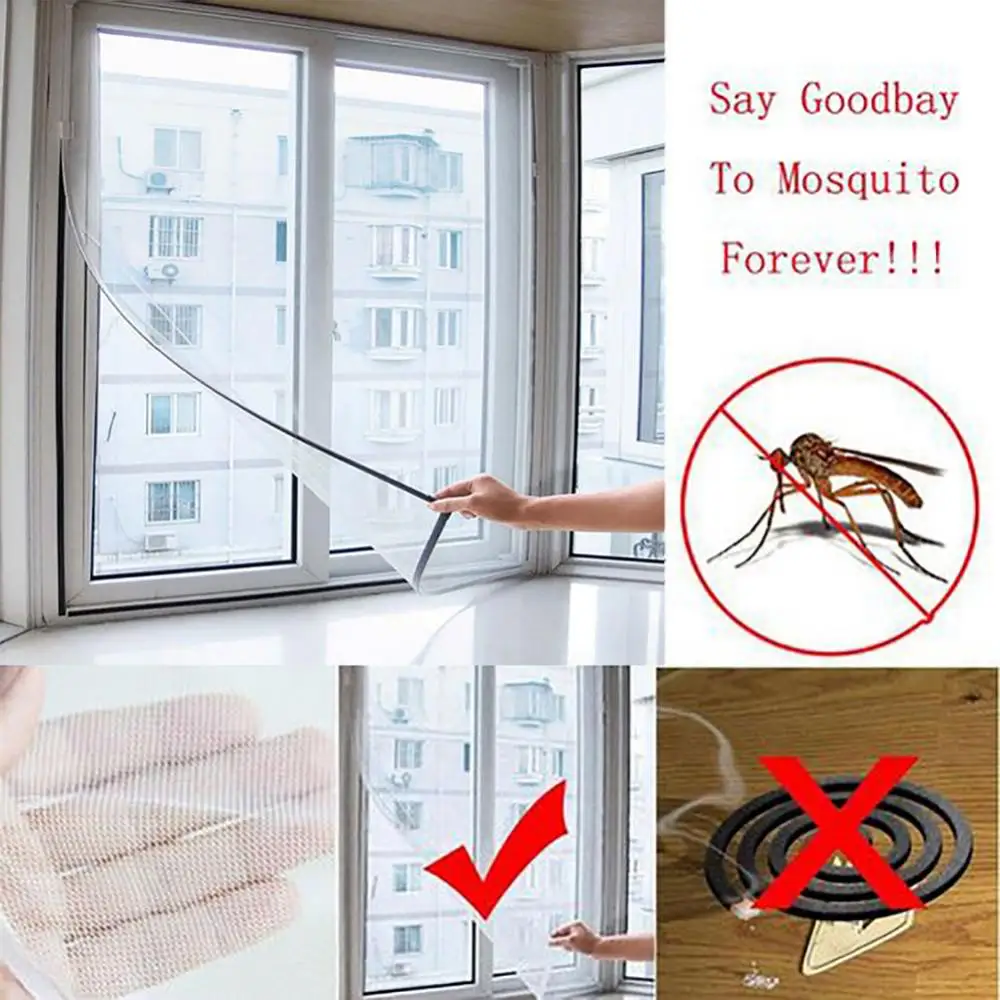 DIY-Home-Window-Insect-Mesh-Net-Mosquito-Fly-Bug-Moth-Netting-Screen ...