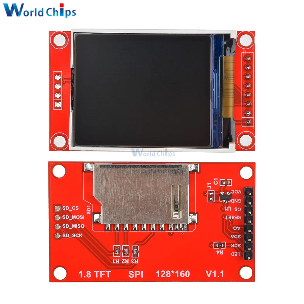 1.8 Inch 1.8" LCD Display TFT Screen Module SPI Interface 128*160 ...
