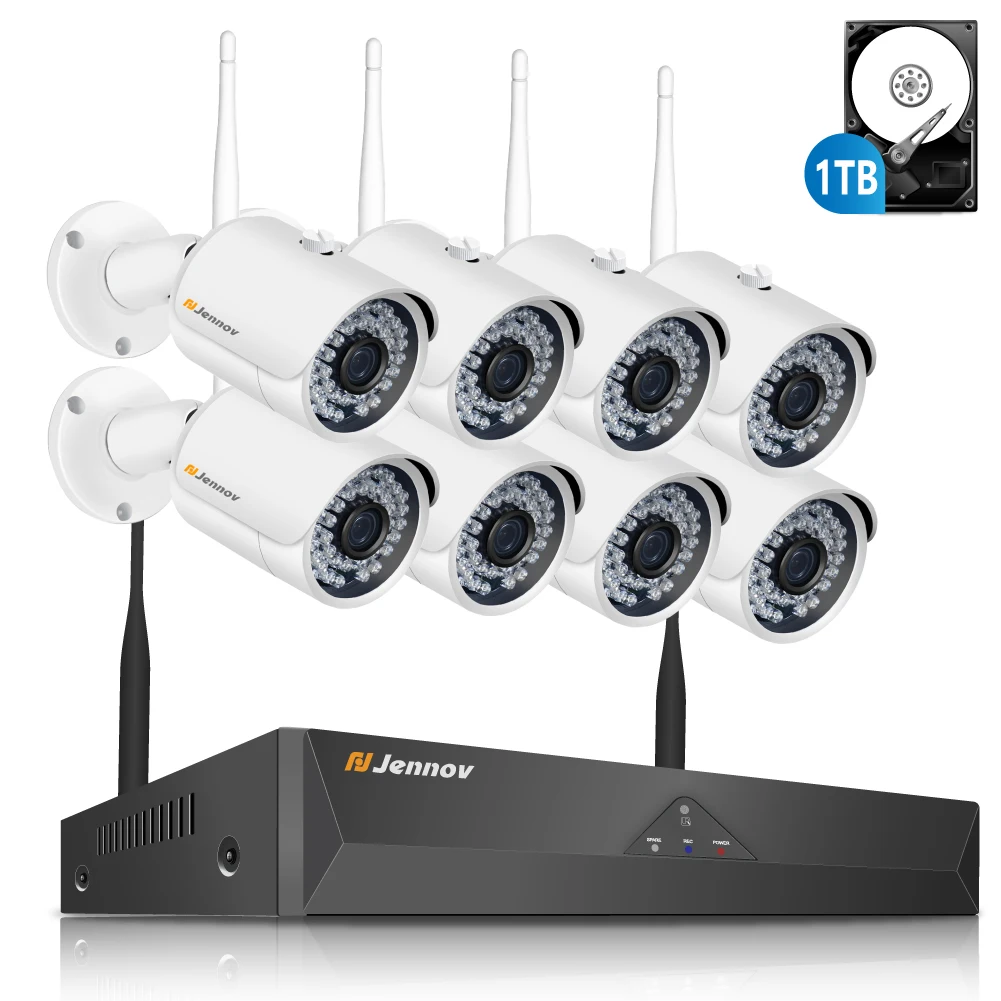 5MP-Wireless-CCTV-System-NVR-Audio-Outdoor-Video-Recorder-Camera-IP ...