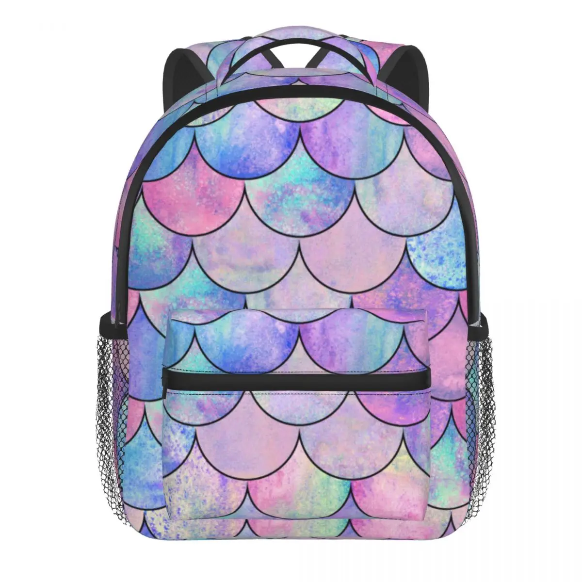 Children Bag Colorful Mermaid Fish Scales Kids Bag Kindergarten ...