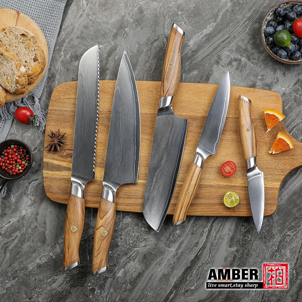 Orignal-design-Sanmai-cladding-Steel-VG10-kitchen-chef-japanese-Knife ...