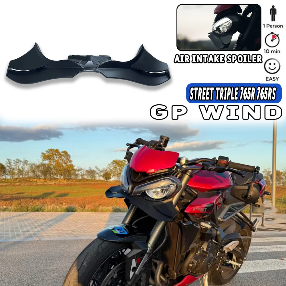 For Triumph Street Triple 765 R/RS 2023-2025 Wind Wing Cover Cone ...