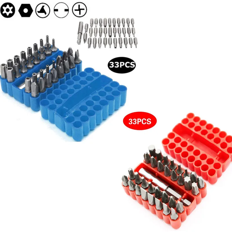 33pcs/set Electric Screwdriver Bit Combination Set Hexagonal Plum ...