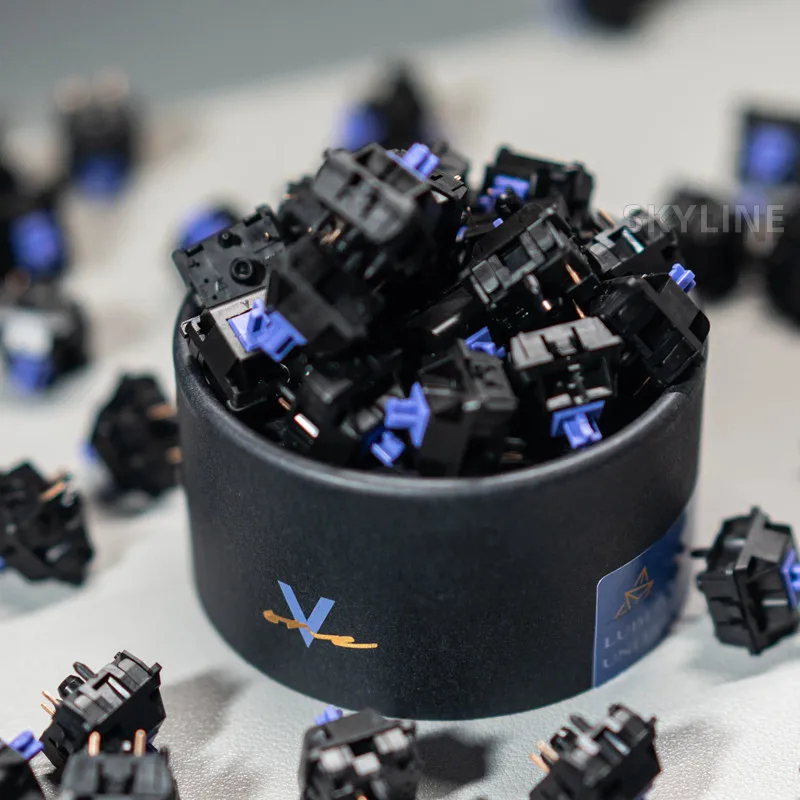 VERTEX 스튜디오 V1 선형 스위치, 기계식 키보드용, DIY 공장 윤활 Jwick Best5 - Digital Shop