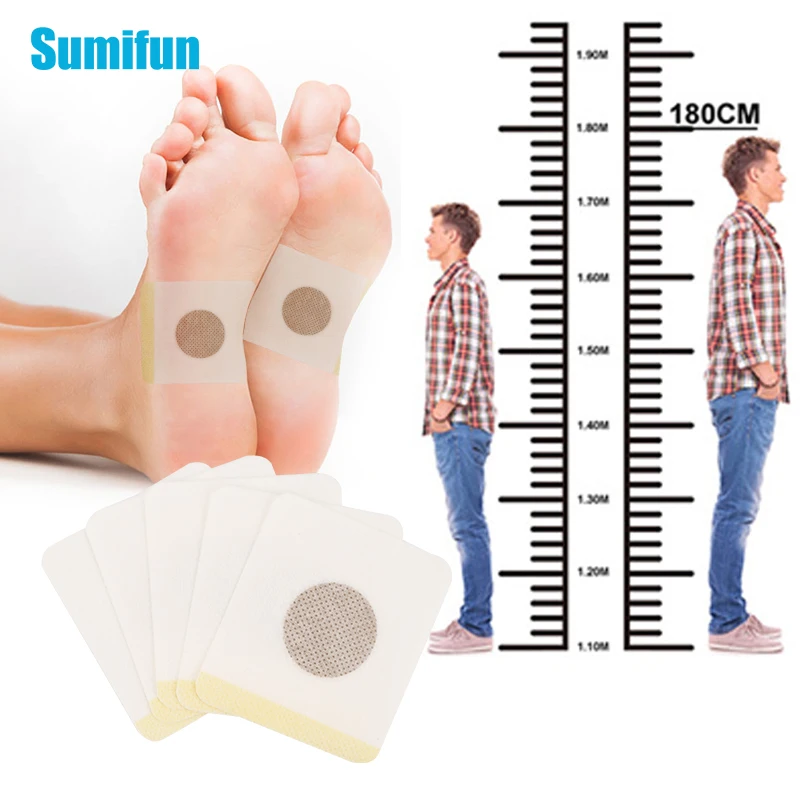 40pcs/20bags Height Increase Foot Patch Conditioning Body Grow Taller ...