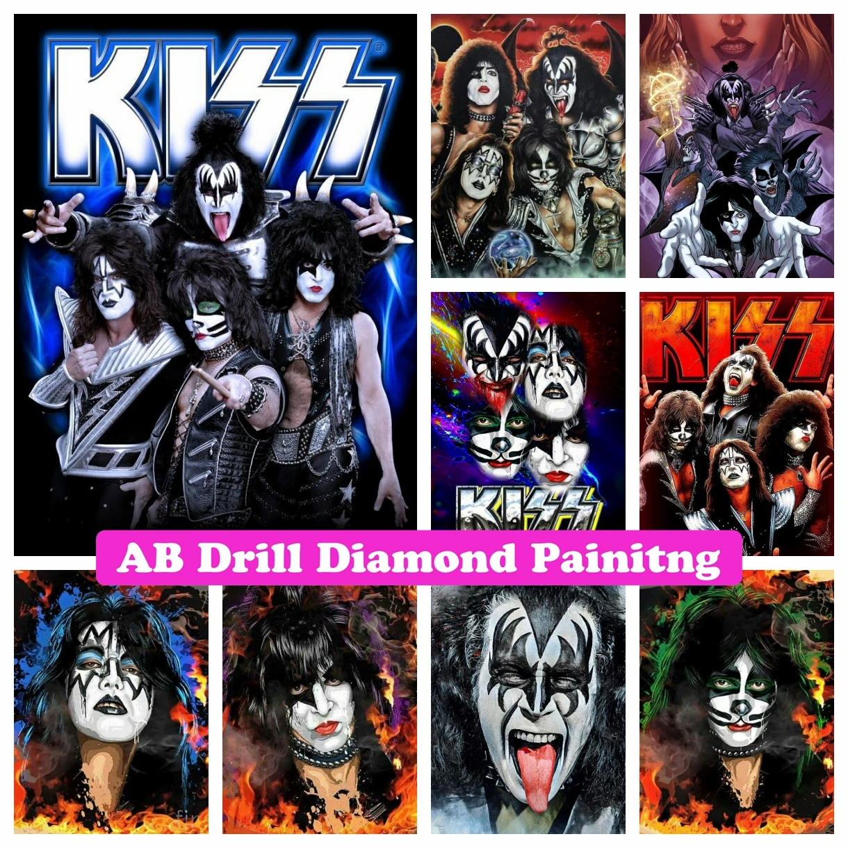 Kiss Band Art