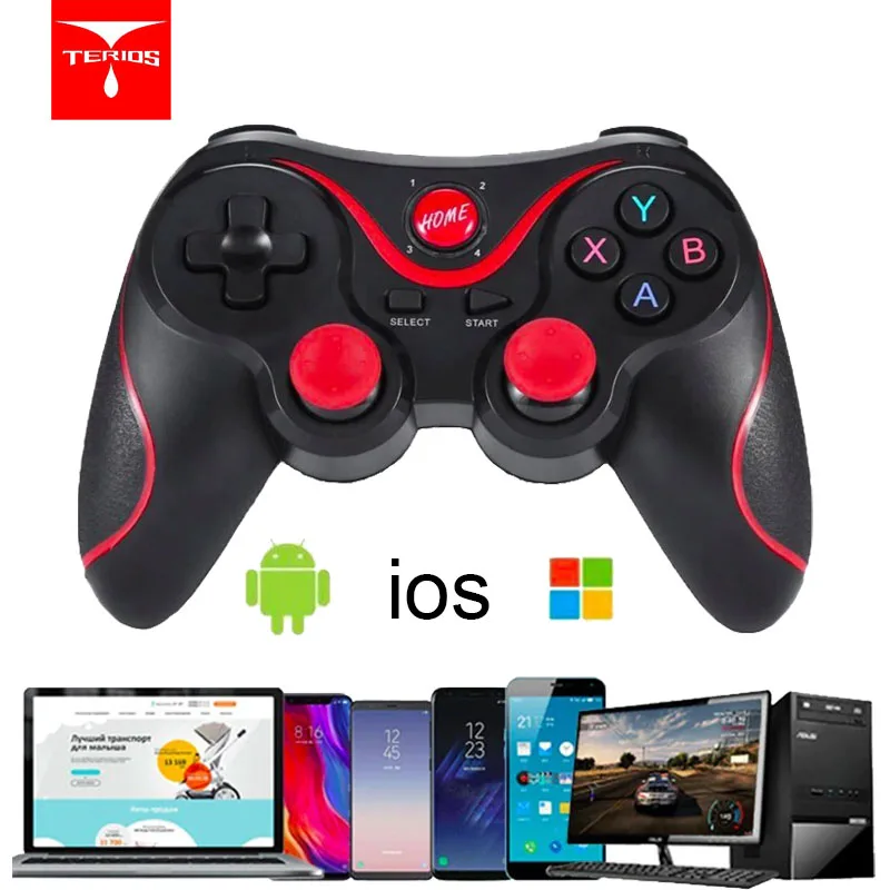 Terios-X3-Wireless-Gamepad-PC-Game-Controller-Support-Bluetooth-BT3-0 ...