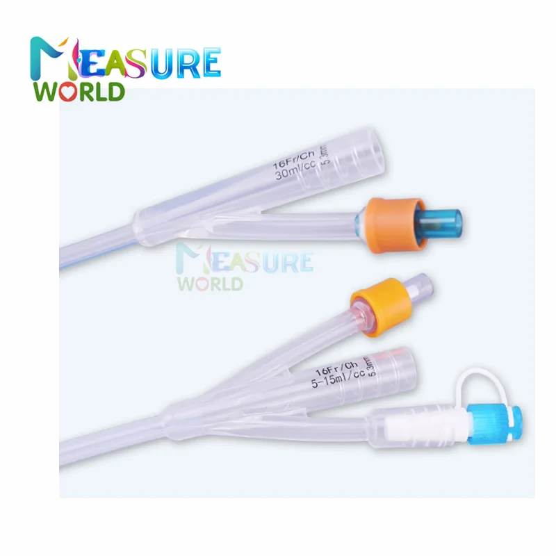 medical-silicone-Foley-catheter-Urology-male-and-famale-2-3-way-urinary ...