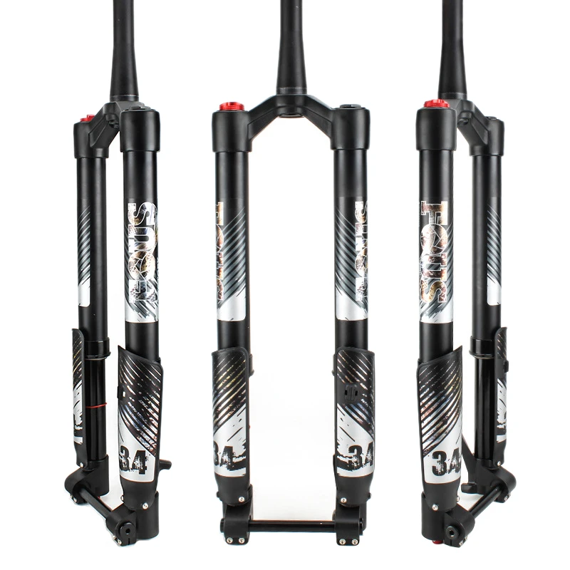 M300-120mm-Travel-Alloy-Aluminium-MTB-Bike-Front-Fork-Inverted-Air ...
