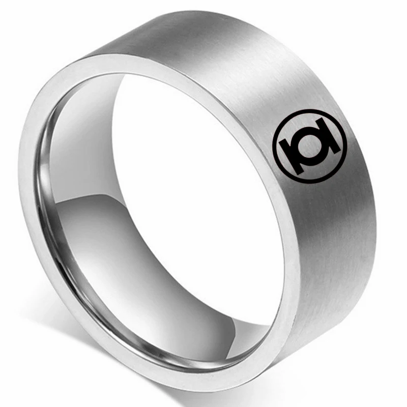 Green Lantern Ring Silver