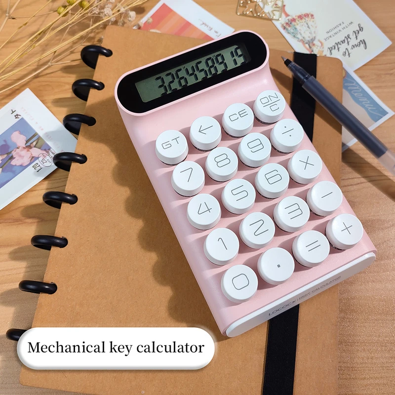 Calculators Mechanical Keyboard for Women High-value Office Finance ...