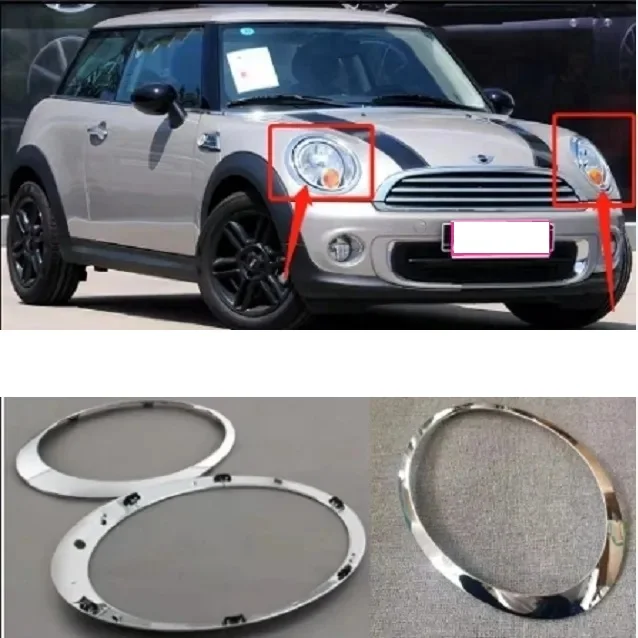 Headlamp-electroplated-decorative-strip-For-BMW-MINI-F55-F56-F57 ...