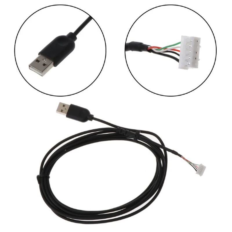 2-2m-USB-Mouse-Cable-Cord-PVC-Mice-Line-Replacement-Wire-for-G102-G-PRO ...