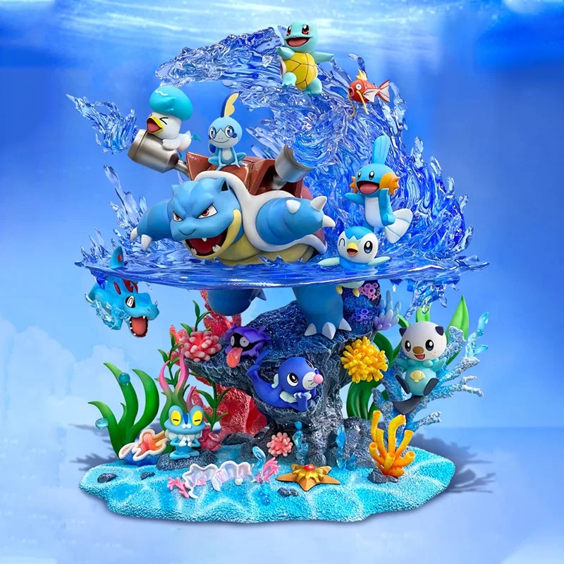 33cm-Pokemon-Egg-Water-Type-Family-Bucket-Ocean-Blastoise-GK-PVC-Action ...