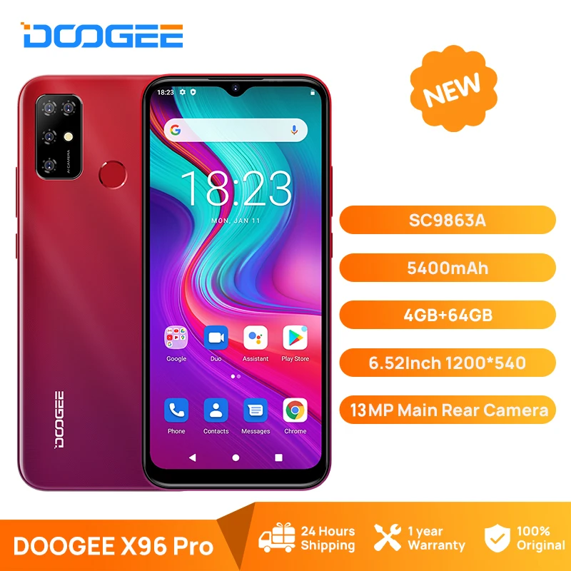 DOOGEE-tel-fono-inteligente-X96-Pro-4GB-de-RAM-64GB-de-ROM-cuatro-n ...