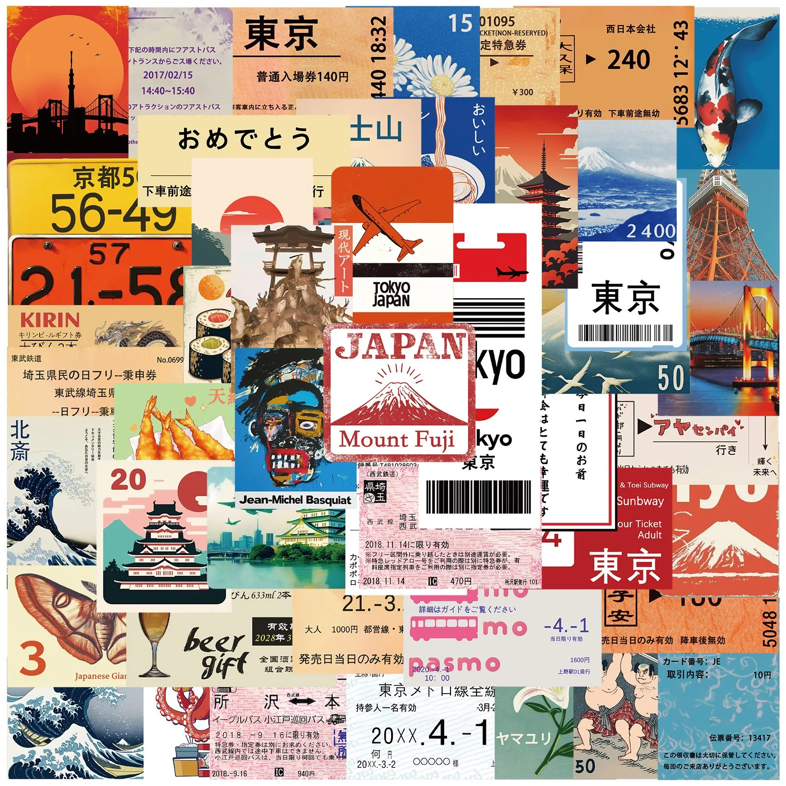 Discover the Charm of Japanese Tokyo Stickers: A Guide to Vintage ...