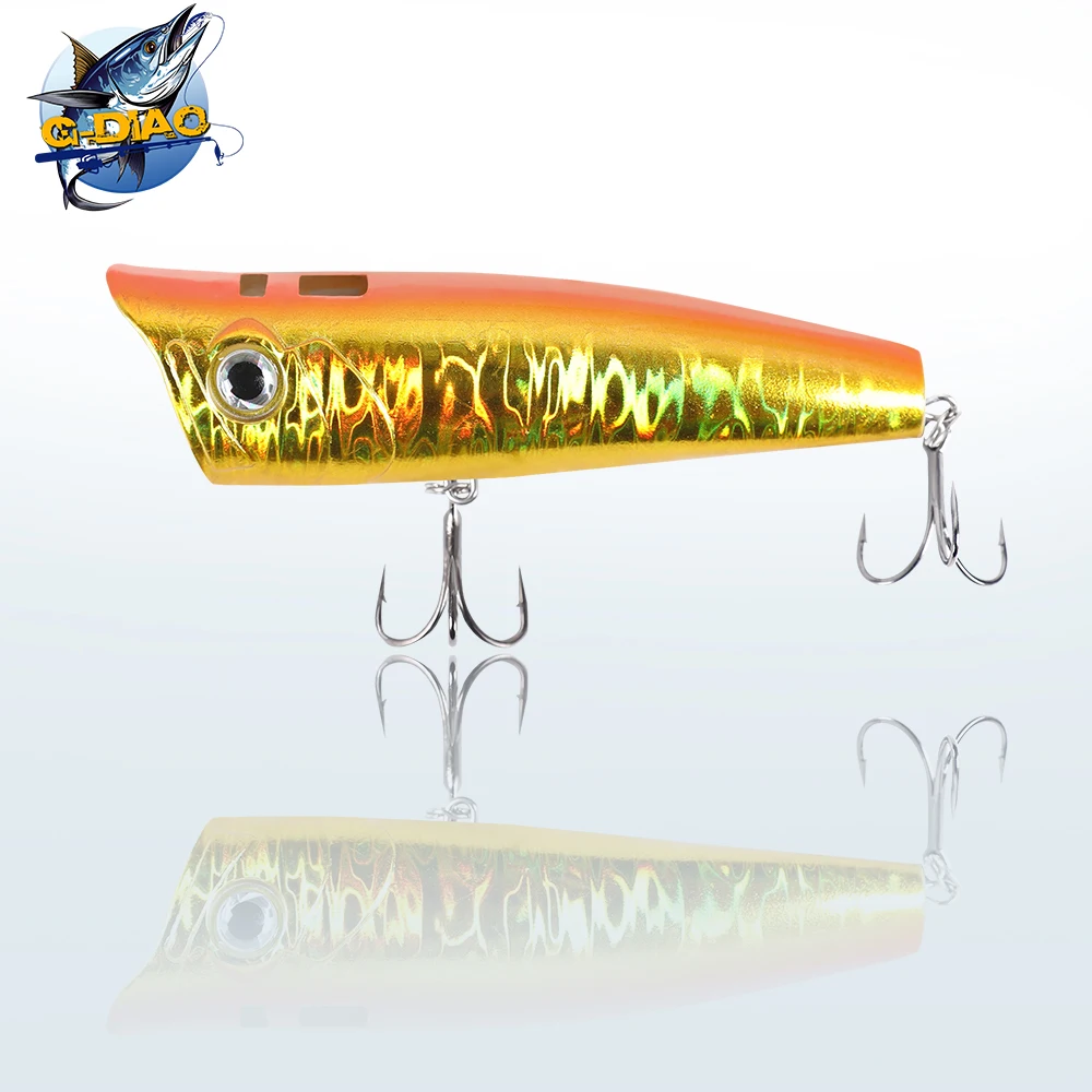 G-DIAO-1pc-Bubble-Jet-Topwater-Popper-Bait-7-5-10cm-9-18g-With-2hooks ...