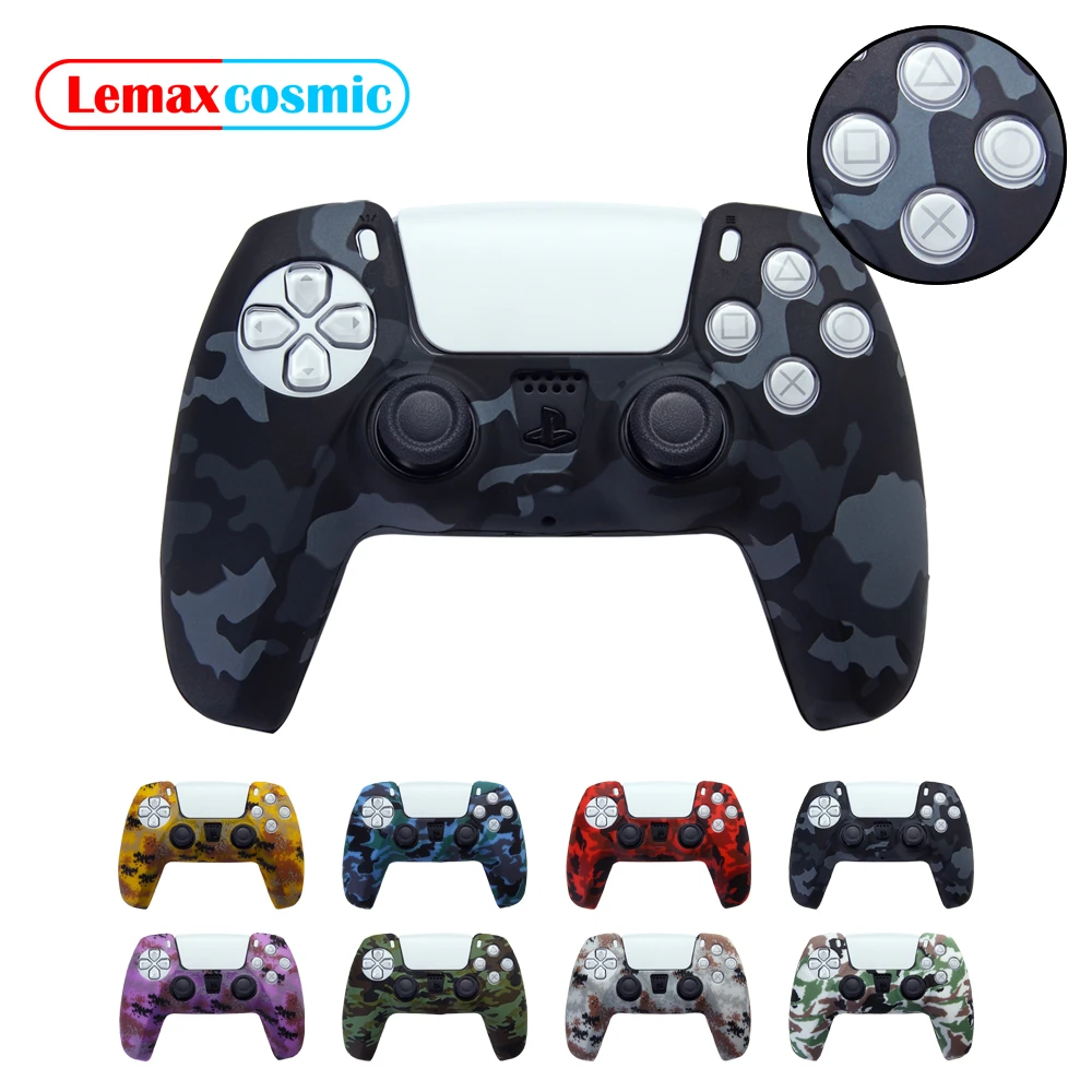 Silicone Controller Protective Waterproof Housing Shell Camouflage Case ...