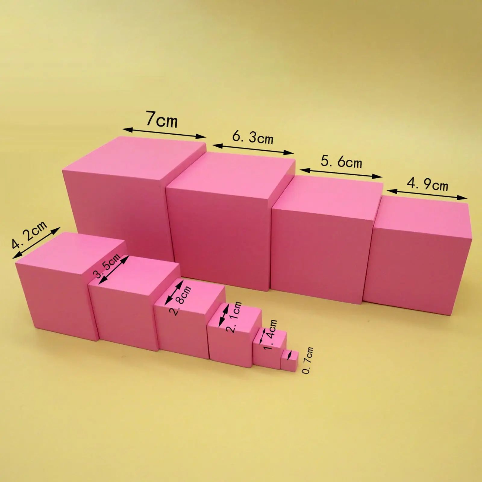 Montessori-Learning-Pink-Tower-Brain-Teaser-Cube-Intellectual-Building ...