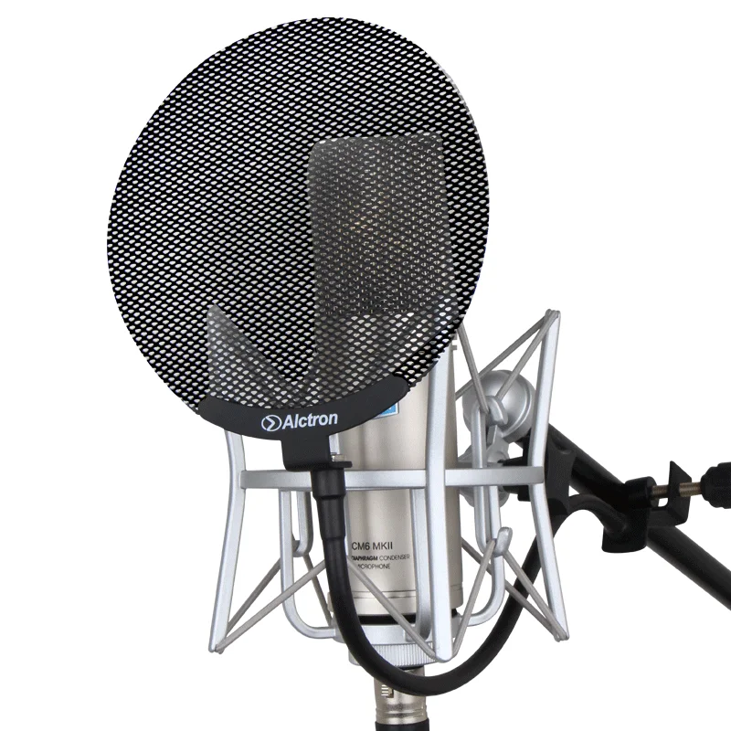 All-Metal-Mesh-Pop-Filter-Mesh-Cover-with-Flexible-Gooseneck-for ...