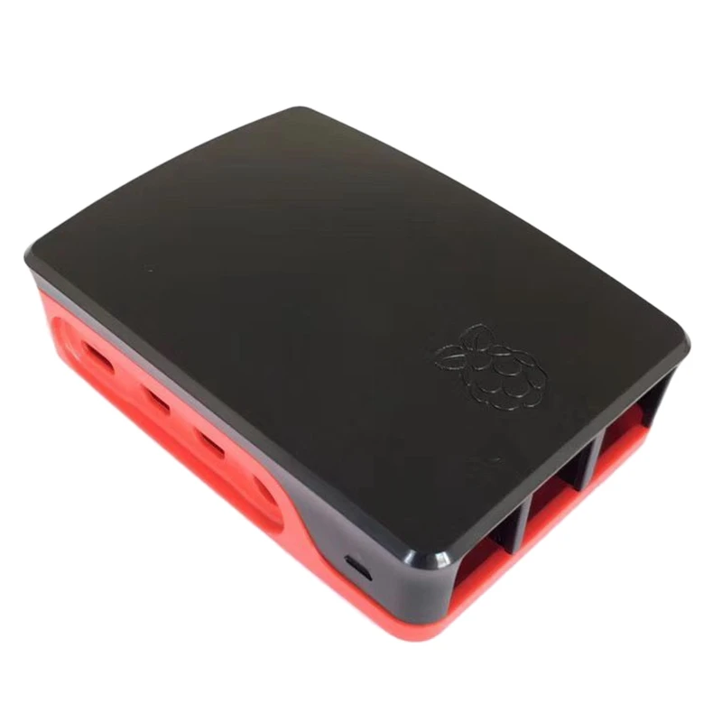 Para-Raspberry-Pi-4-Modelo-B-Caja-de-pl-stico-ABS-Carcasa-negra-roja ...