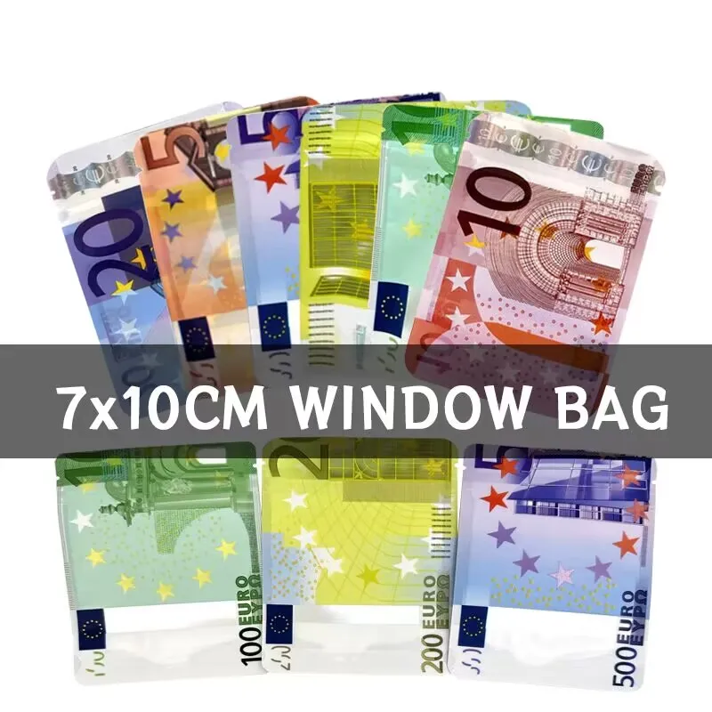 7X10CM-Small-1g-Candy-Package-Pouches-Euro-Paper-Currency-Ziplock ...