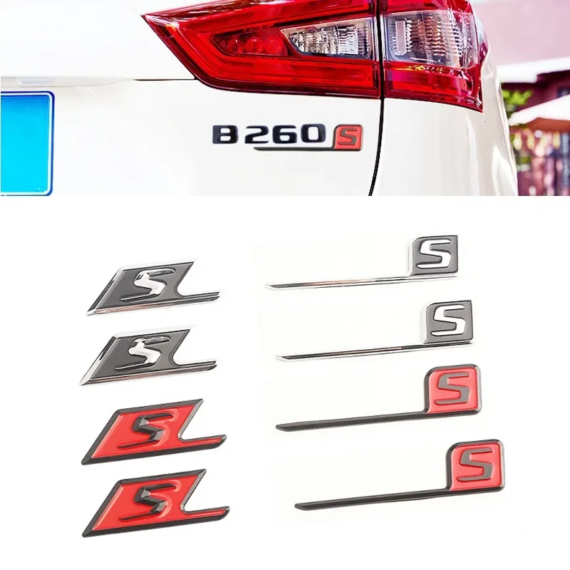 3D-ABS-S-Letter-Rear-Trunk-Emblem-Badge-Car-Sticker-For-Mercedes-Benz ...