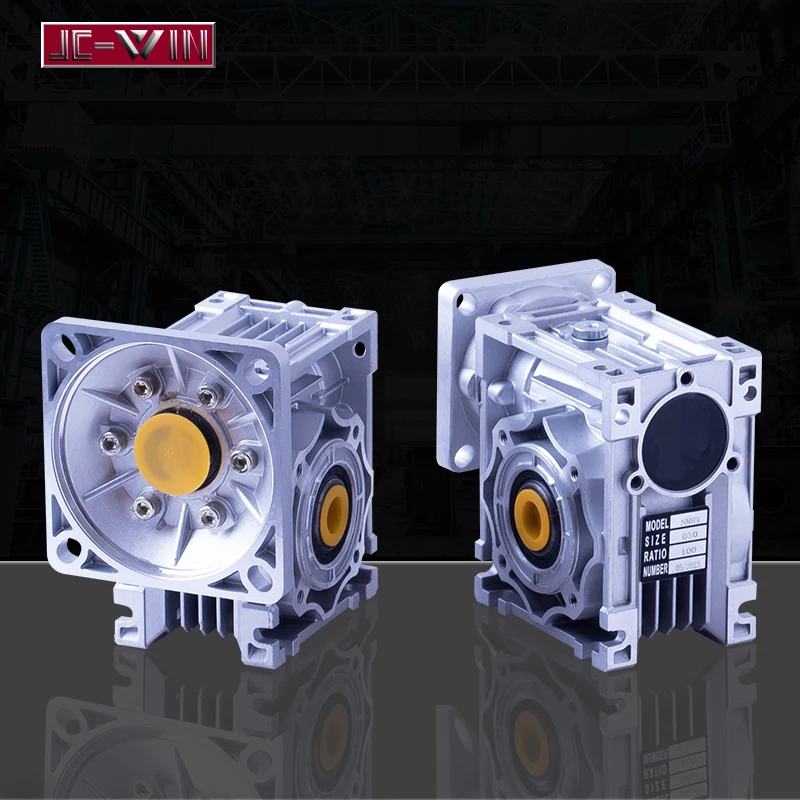 Reductor de engranaje helicoidal NMRV030, reductor de caja de cambios ...