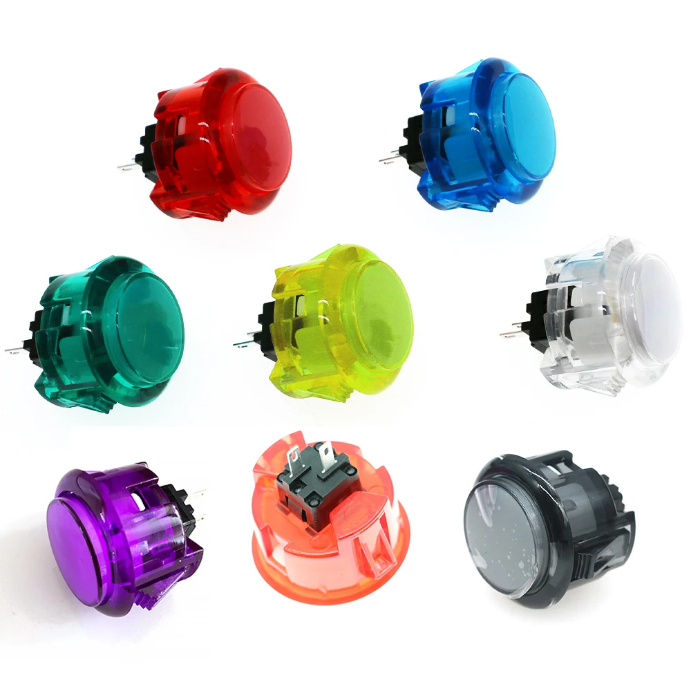 30MM-Arcade-Clear-Push-Button-Durable-Multicade-MAME-Jamma-Video-Game-Console-DIY-Start-Cion ...