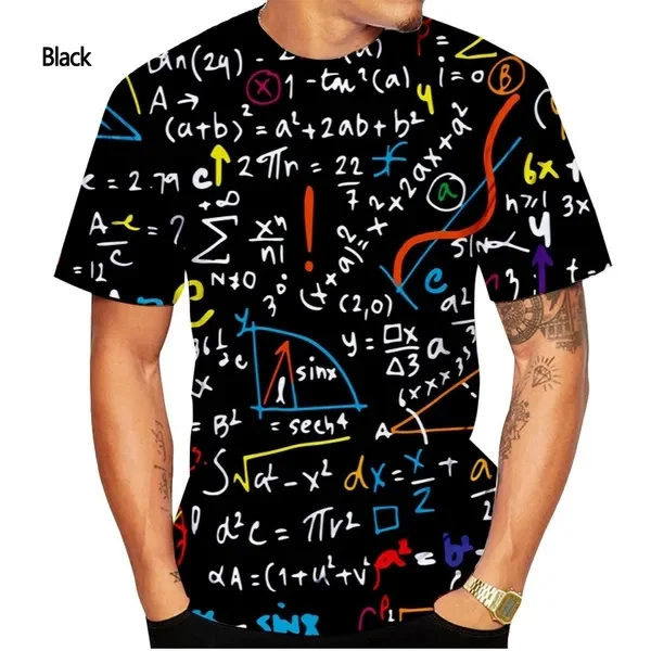 Camiseta-con-estampado-3D-de-f-rmula-de-matem-ticas-para-hombre-y-mujer ...