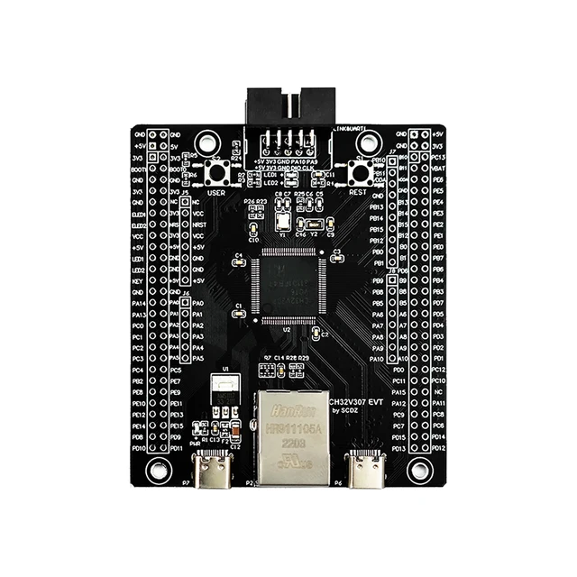 CH32V307 Evaluation Board RISC-V MCU Onboard Wch-link CH32V307VCT6 ...