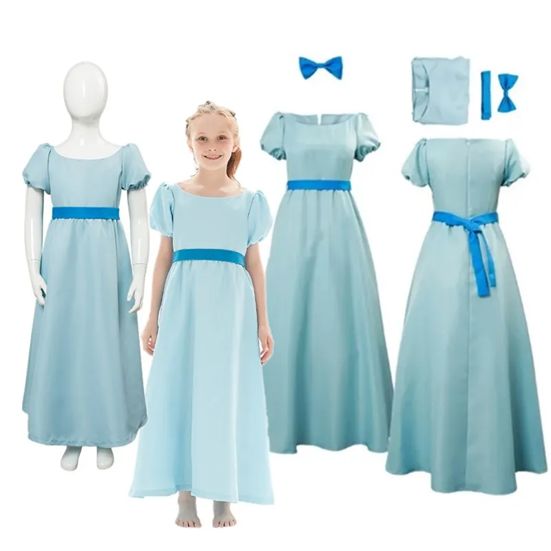 Kids-Adult-Wendy-Cosplay-Girls-Fantasy-Outfits-Cartoon-Peter-Costume ...