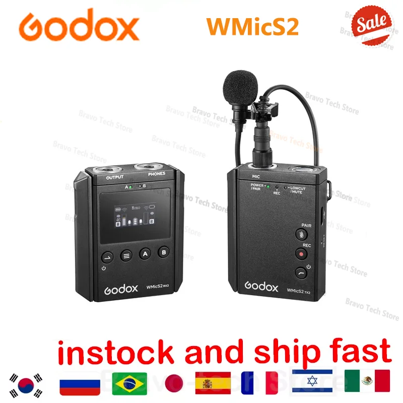 Godox-WMicS2-UHF-Compact-Wireless-Microphone-System-Professional ...