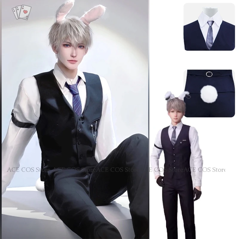 Love-and-Deepspace-Xavier-Cosplay-Costume-Wig-BoyFirend-Bunny-Suit ...
