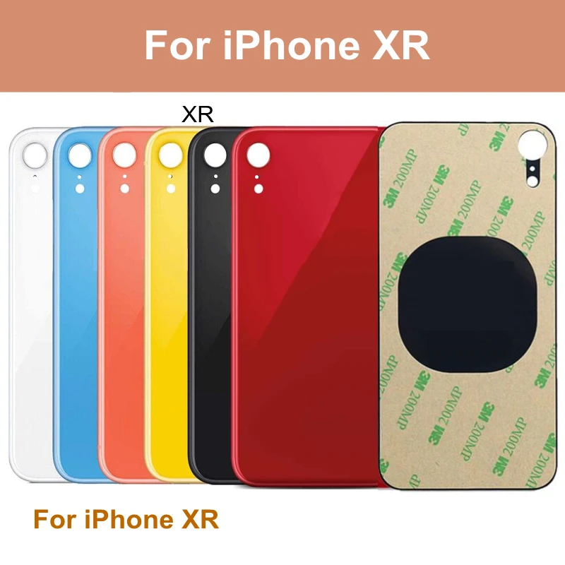 Big-Hole-Back-Glass-Cover-Replacement-for-iPhone-XR-Back-Cover-Glass ...