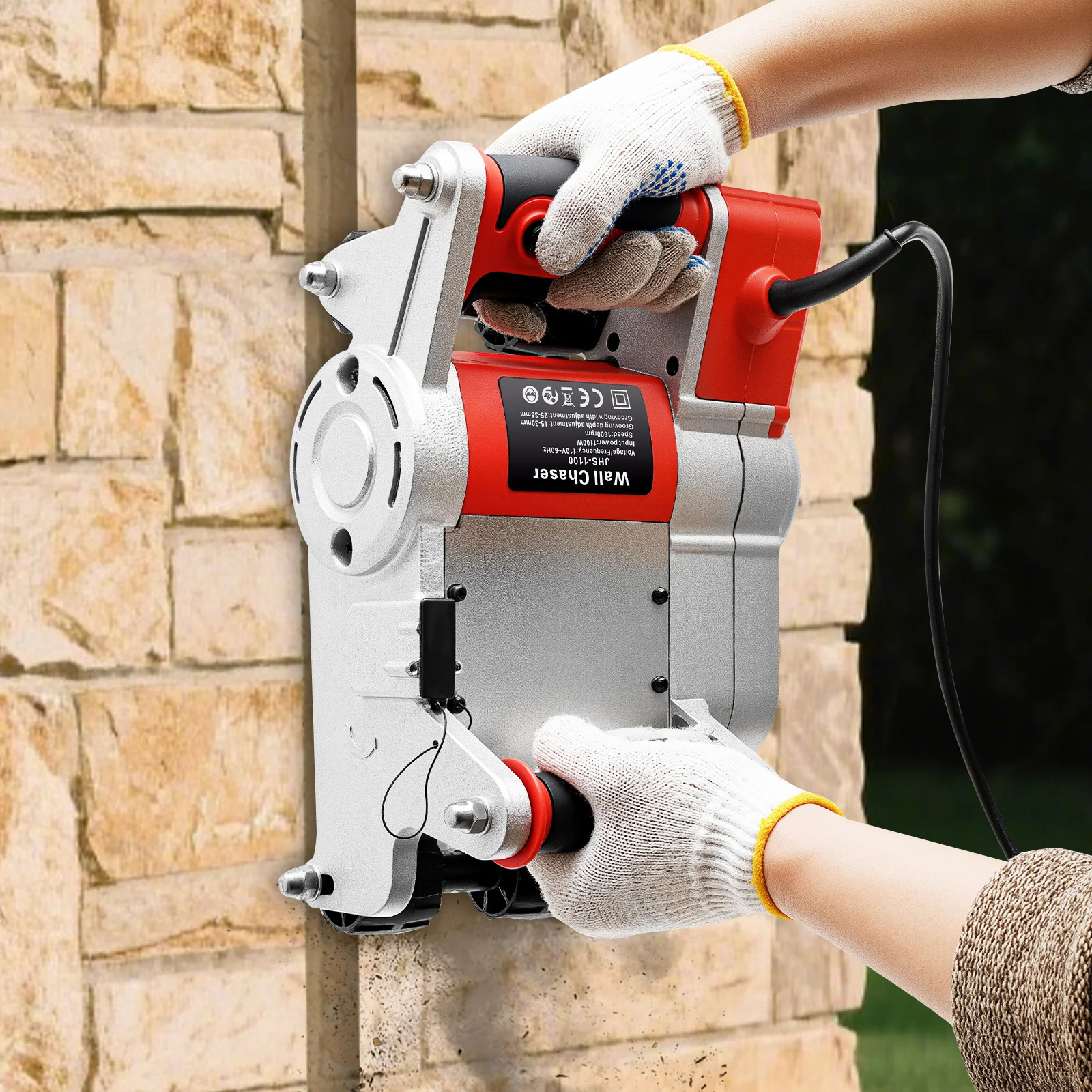15-30mm Block Grooving & Chasing Machine, Electric Wall Chaser For ...
