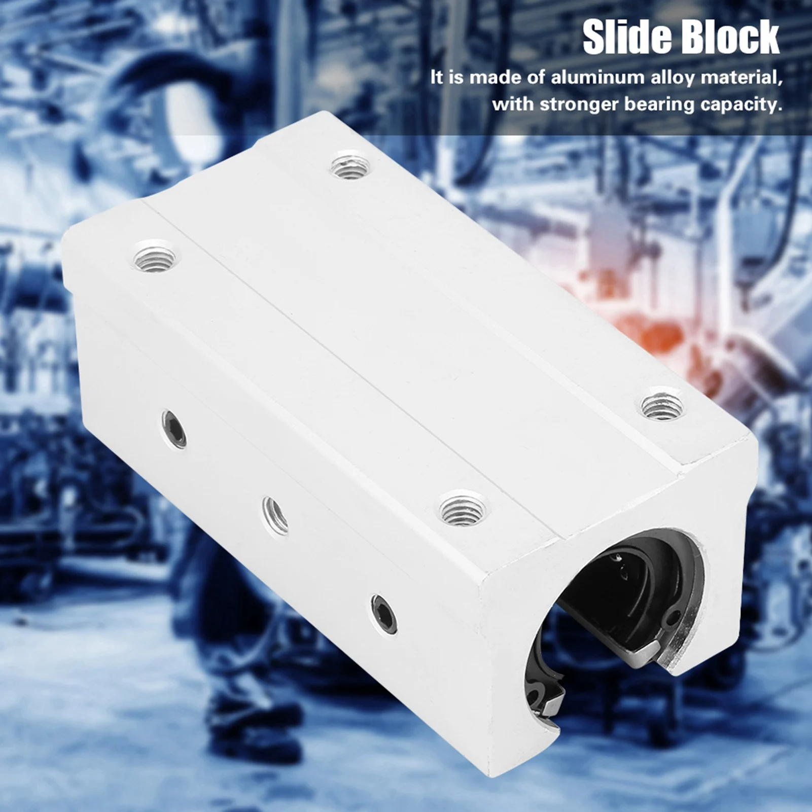 1Pcs-20mm-SBR20LUU-Aluminum-Alloy-Long-Rail-Linear-Motion-Ball-Bearing ...