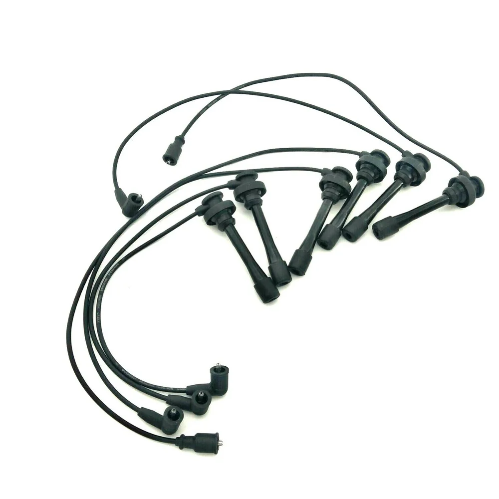 6pcs-5mm-Ignition-Spark-Plug-Lead-Set-For-Mitsubishi-Pajero-NL-NM-NP ...