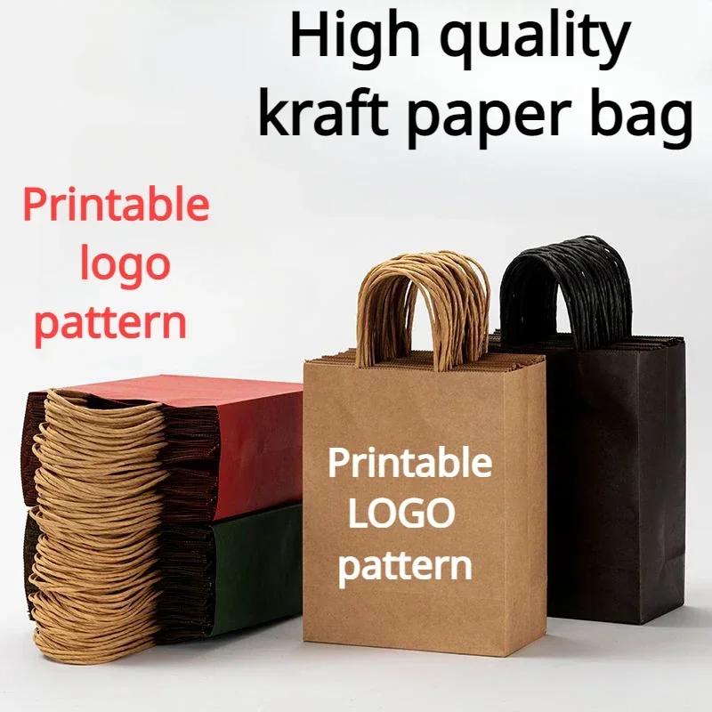 Color-Reinforce-Thickened-Kraft-Paper-Handbag-Free-Custom-Logo-Multi ...