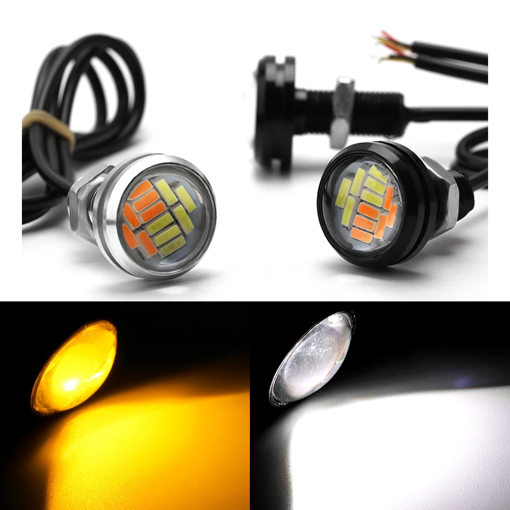 2pcs-Car-led-Hawkeye-lights-12-LED-grille-signal-lights-23mm-led-Eagle ...
