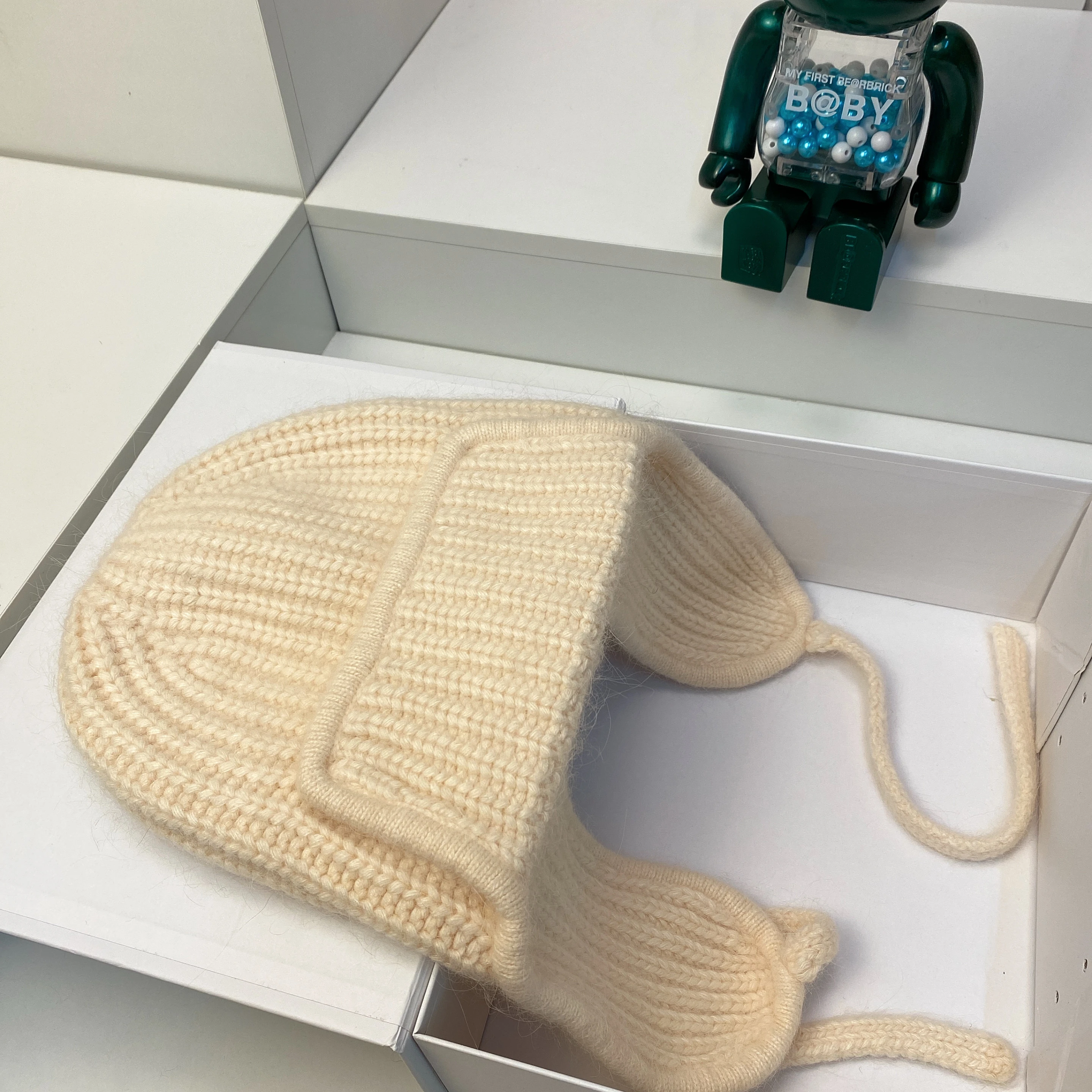 Rabbit Hair Knitting Hat | Hat Winter Rabbit Hair | Knit Rabbit Wool ...