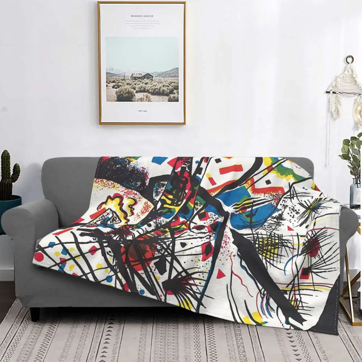 Russian-Painter-Blanket-Fleece-Summer-Kleine-Welten-III-By-Wassily ...