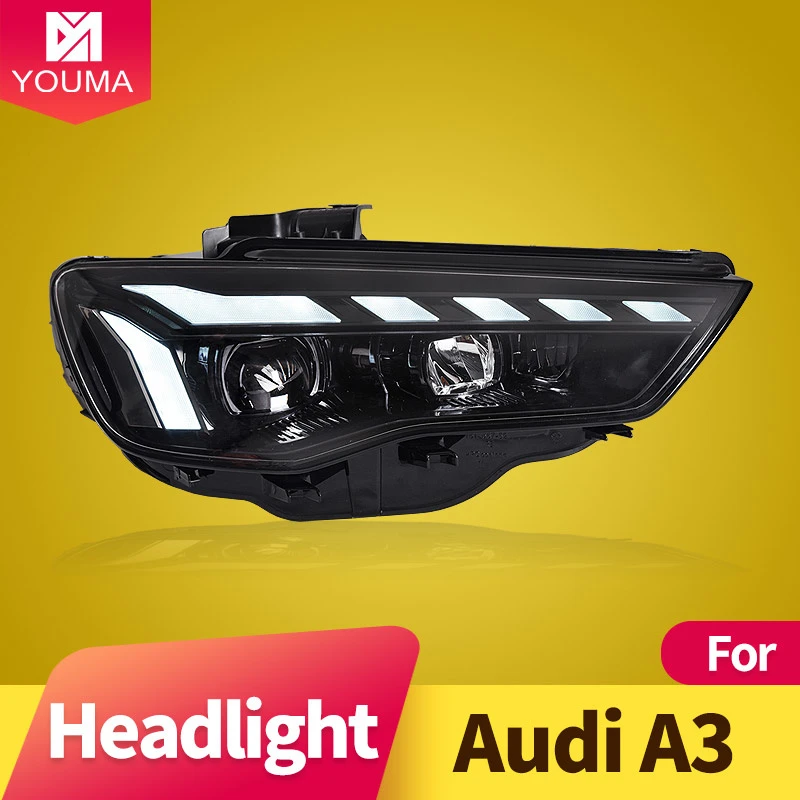 Car Styling Head Lamp for Audi A3 Headlights 2014-2016 A3 8V LED ...
