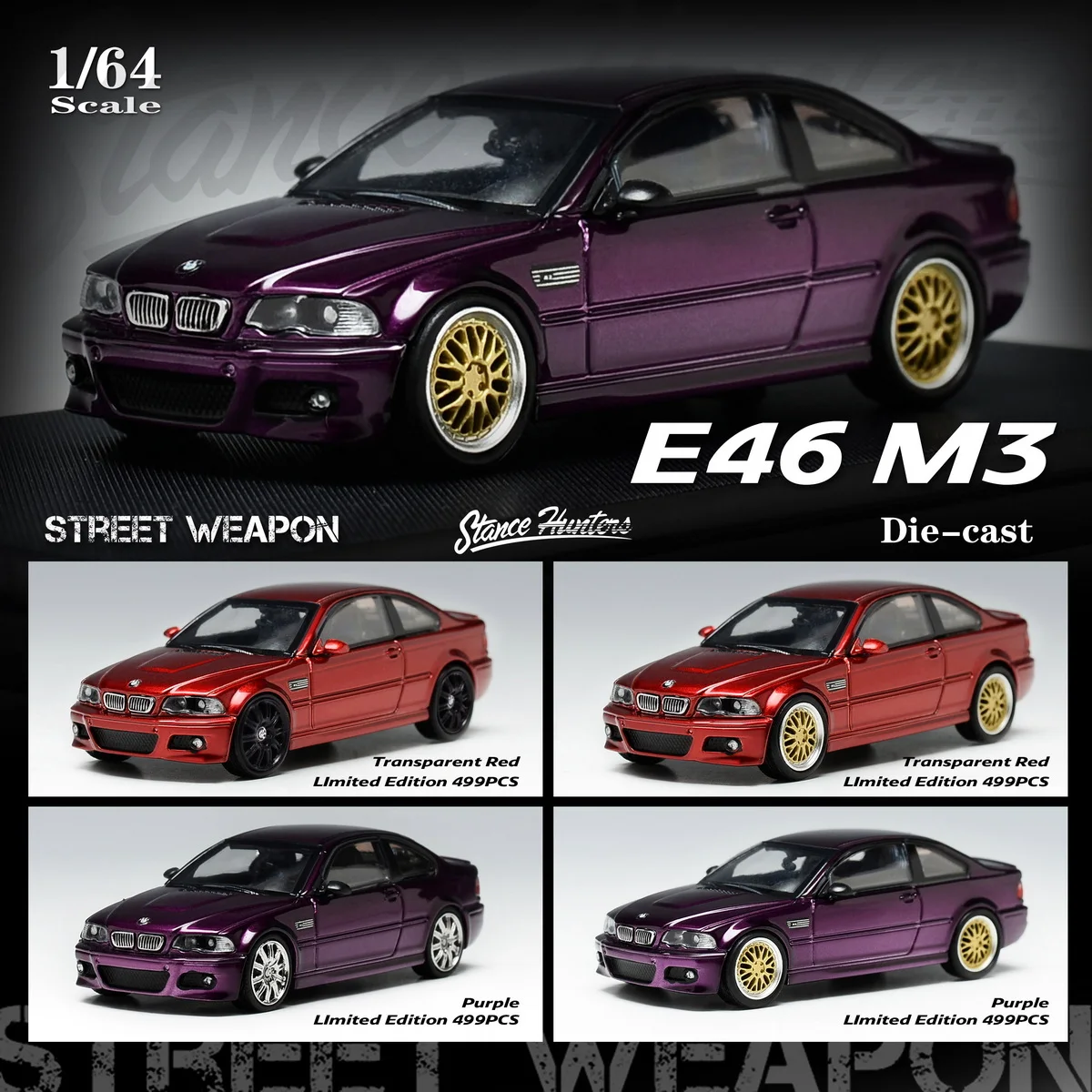 Purple Bmw E46 M3 Individual