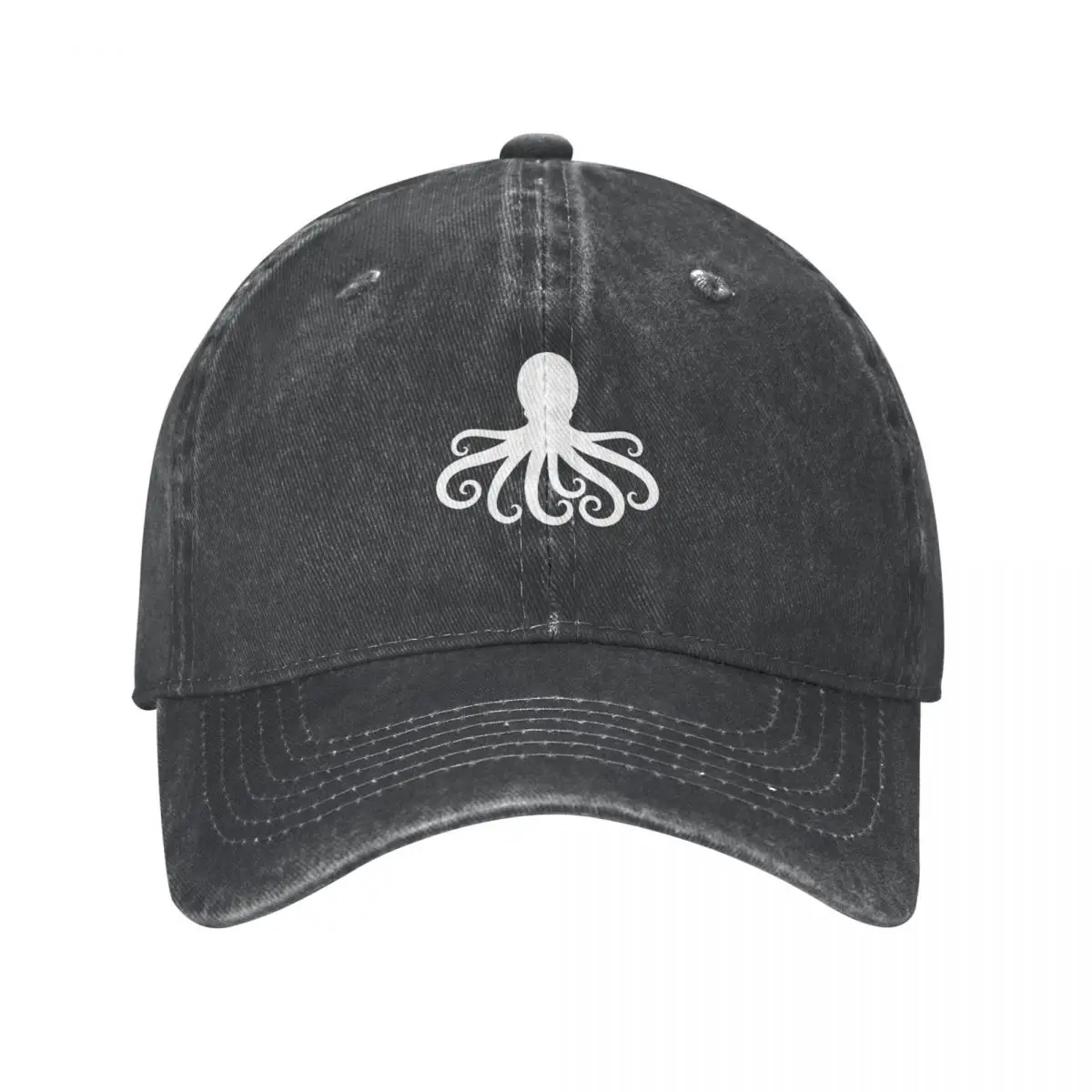 Strong-Octopus-Baseball-Cap-Distressed-Washed-Tentacles-Squid-Cthulhu ...