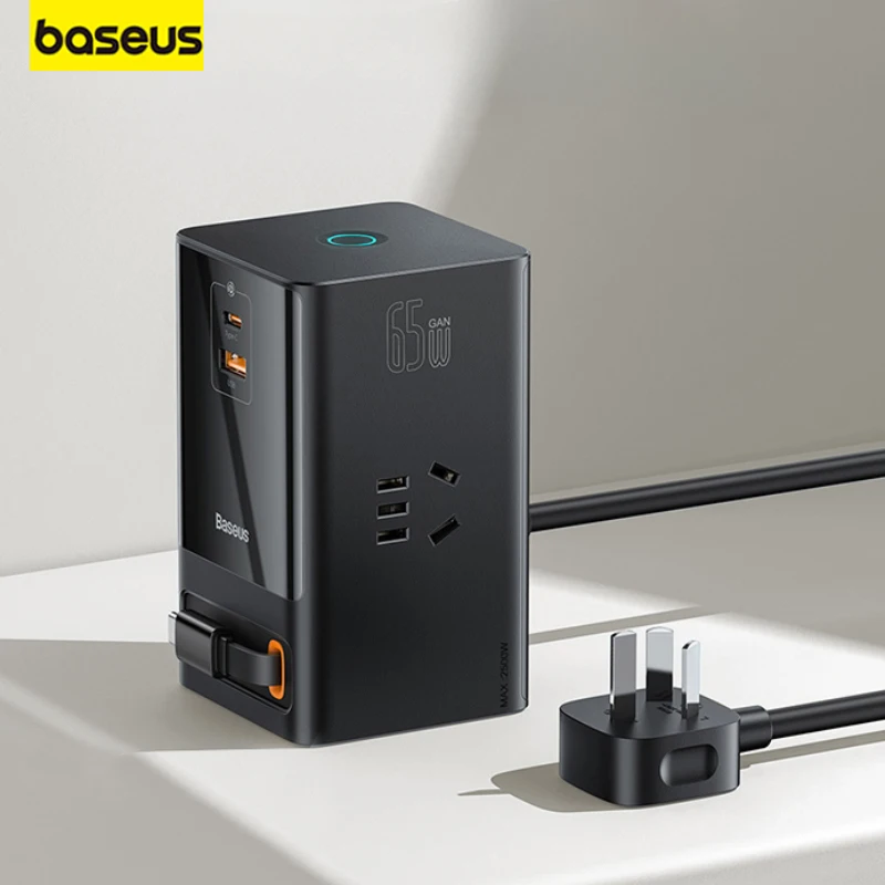 Baseus-65W-Desktop-Charger-Fast-Charging-Tower-Multifunctional ...